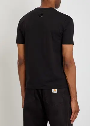 AN-Y1 Carlifto Logo Stretch-cotton T-shirt