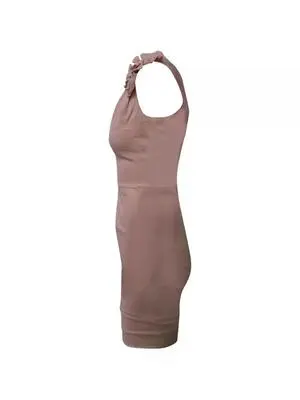 MARIO VALENTINO VINTAGE One-shoulder Rose-embellished Dress - Pink