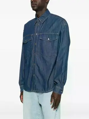 Versace Logo-embroidered Shirt