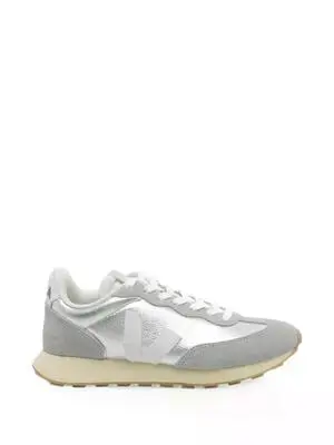 VEJA Rio Branco Ii Leather Oxford Grey White Sneakers - Silver