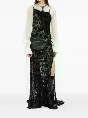 ANN DEMEULEMEESTER Aaricia Floral-devoré Maxi Dress