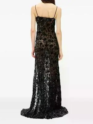 ANN DEMEULEMEESTER Aaricia Floral-devoré Maxi Dress