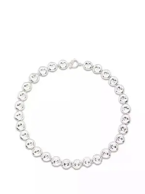 UNCOMMON MATTERS Torus T-bar-fastening Necklace - Silver