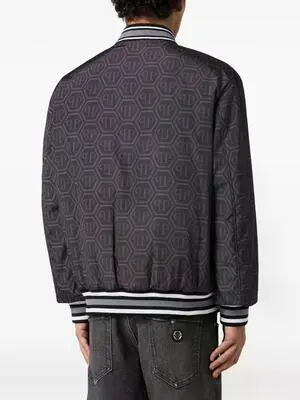 Philipp Plein Monogram-print Bomber Jacket