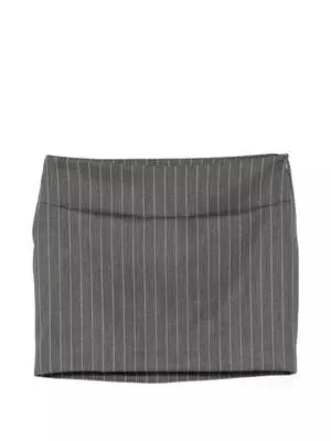 DONDUP Pinstripe-pattern Mini Skirt