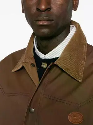 Valentino Garavani Vlogo Signature Waxed-canvas Coat
