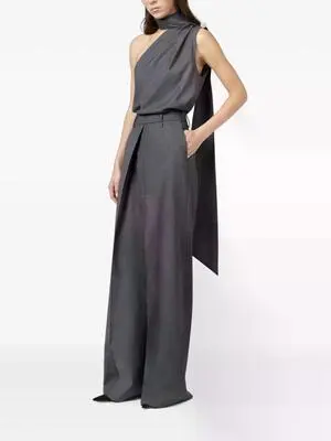 Giuseppe Di Morabito One-shoulder Crystal-embellished Top