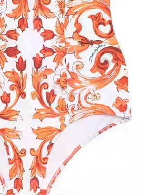 Dolce & Gabbana Maiolica Print Swimsuit