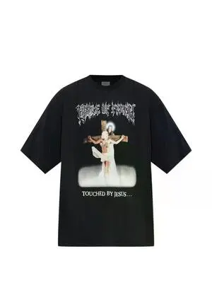 Vetements Graphic-print Oversized T-shirt - Black