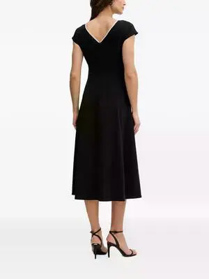 Joseph Ribkoff Midi Dress With Ring Buckle Detail