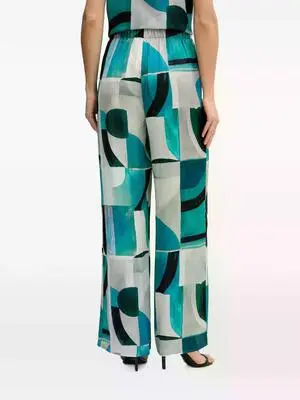 Joseph Ribkoff Abstract-print Palazzo Pants