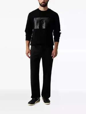 EA7 Crew-neck Cotton Sweatshirt