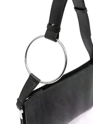 DONDUP Ring-handle Lizard-effect Tote Bag