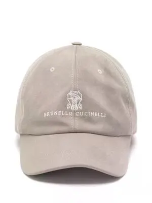 Brunello Cucinelli Logo-embroidered Baseball Cap - Neutrals