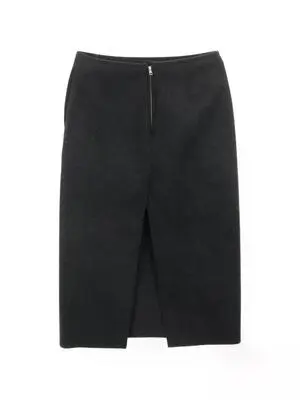 Gucci 2010s Zip-fastening Midi Skirt