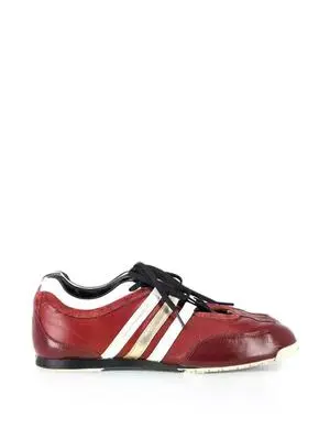 Y3 Boxing Leather Sneakers - Red