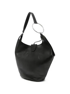 DONDUP Ring-handle Leather Shoulder Bag