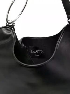 DONDUP Ring-handle Leather Shoulder Bag