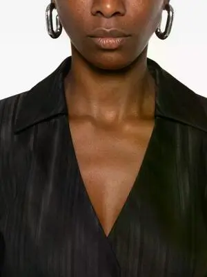 DONDUP Pinstripe-pattern Cropped Blazer