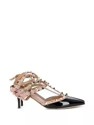 Valentino Garavani Rockstud Caged Pumps - Black