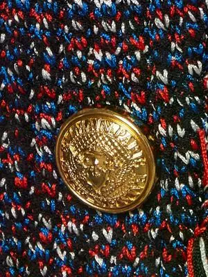 Balmain Button-embellished Fringed Jacket