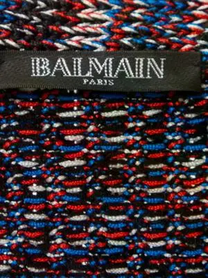 Balmain Button-embellished Fringed Jacket