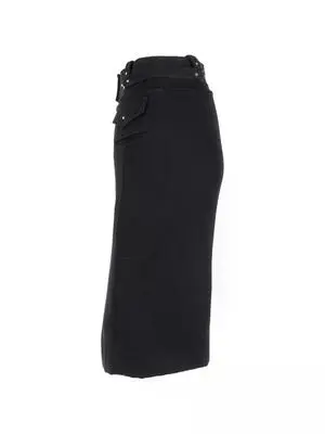 Altuzarra Waistband-detail Midi Skirt - Black