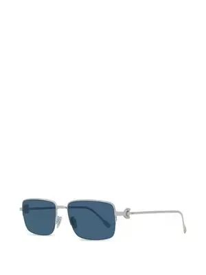 FRED Tone Square Frame Sunglasses - Silver