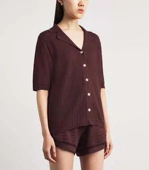 Varley Cotton Knit Madelene Shirt