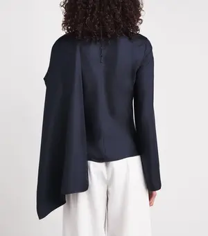 RÓHE Silk Foulard Top
