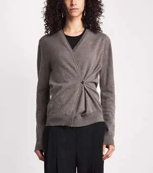 RÓHE Stretch-wool Twisted Cardigan