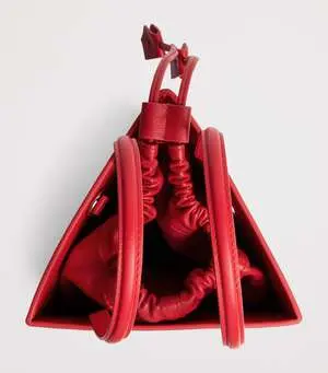 TALEL PARIS Leather Triangle Top-handle Bag