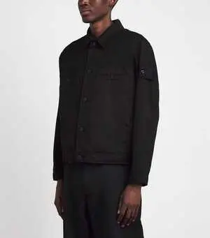 Stone Island Virgin Wool-cotton Gabardine-tc_s.i. Ghost Jacket