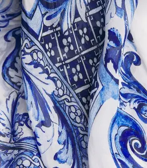 Camilla Silk Embellished V-neck Kaftan