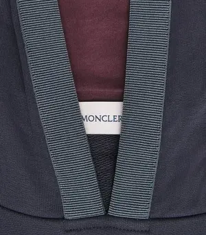 Moncler Cotton Logo Patch Hoodie