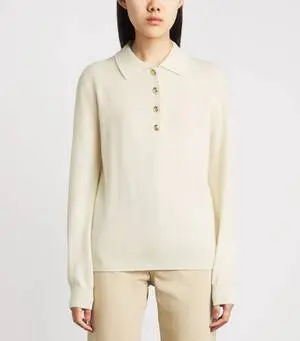BLAZÉ MILANO Wool-cashmere Highland Polo Sweater