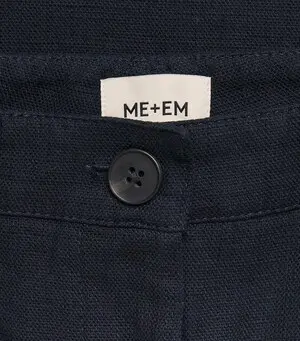 ME+EM Cotton Barrel-leg Trousers