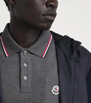 Moncler Cotton Logo Polo Shirt