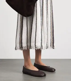 ME+EM Stretch-cotton Bouclé Maxi Skirt