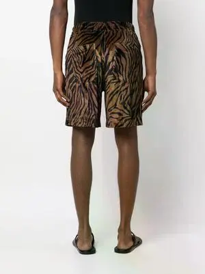 TOM FORD Zebra-print Cotton Shorts