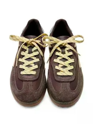 HOFF Park Suede-panelled Lace-up Sneakers - Brown