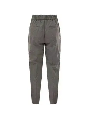 Peserico Elasticated-waistband Tapered Trousers