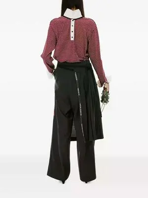 MASU Asymmetric Pleated Apron