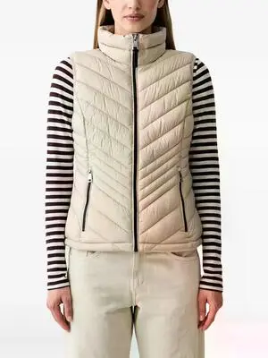 Dkny Quilted Gilet - Neutrals