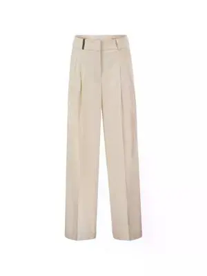 Peserico Pleated Trousers - Neutrals