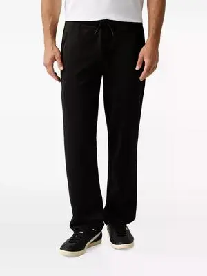 EA7 Logo-plaque Track Pants - Black