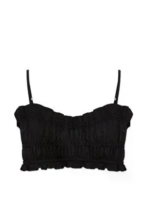 Michael Kors Ruched Crop Top