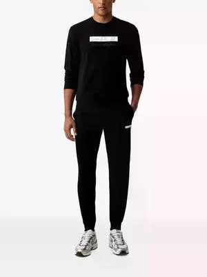 EA7 Logo-print Tracksuit - Black