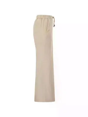 Peserico Drawstring-waist Tapered Trousers