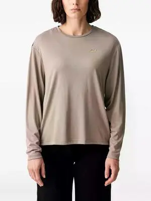 EA7 Logo-plaque Long-sleeve T-shirt - Brown